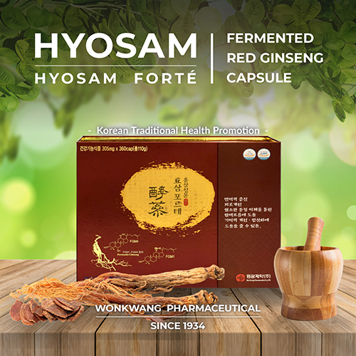 Fermented Red Ginseng Hyosam Forte - 100Sego